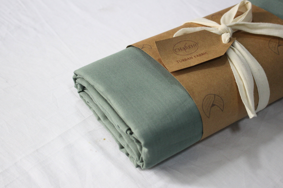 Full Voile Traditional Sikh/Punjab/Sardar Pagri or Turban for Mens-Sag ...